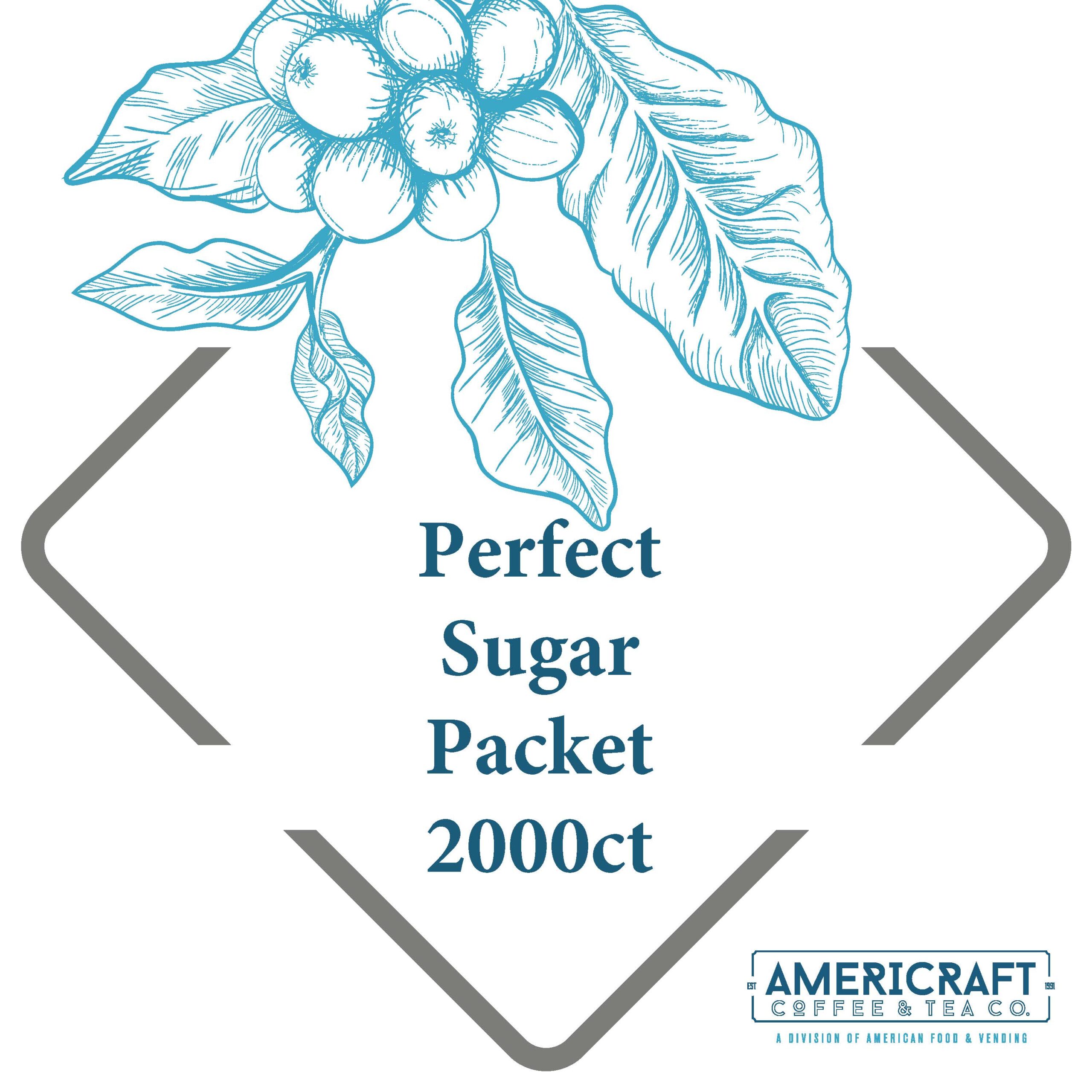 Perfect Sugar Packet 2000ct – Americraft Coffee and Tea Company